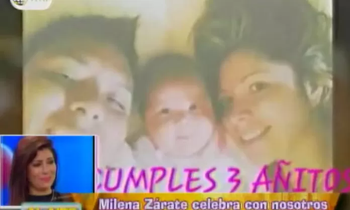 Milena Zárate y Edwin Sierra celebran los 3 años de su hija