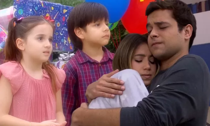 Alessia y Cristóbal recordaron con pena su cumpleaños