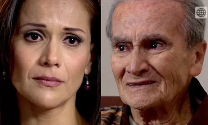 Charito descubrió que Sergio Estrada mandó a su padre a un asilo