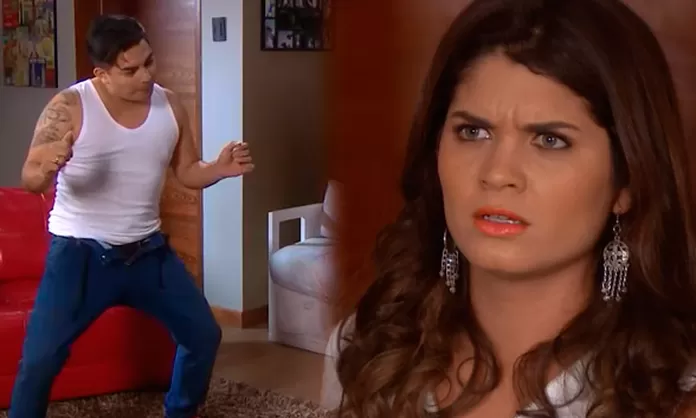 Fernanda sorprendió a Joel bailando para su sexy profesora