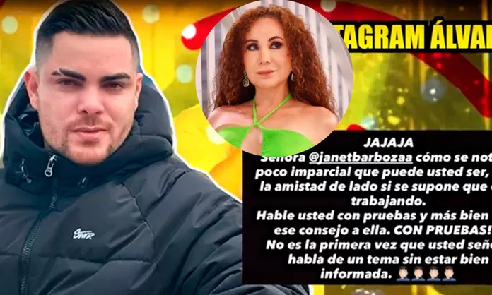 Álvaro Rod envía contundente mensaje a Janet Barboza