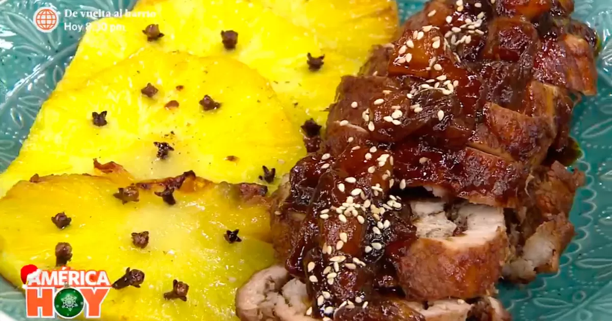 Receta de enrollado de cerdo para fin de año | América Televisión