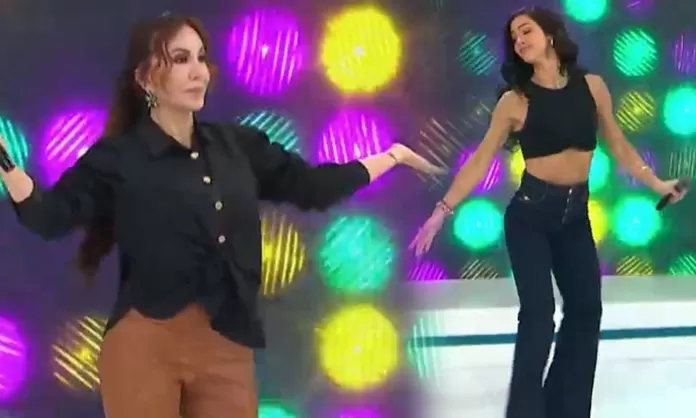 Janet Barboza se enfrentó a duelo de baile a Paloma Fiuza