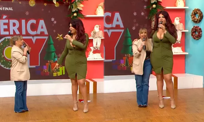 Johanna San Miguel queda impactada al conocer a Ángela Curich: "Eres ...