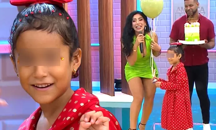 Leysi Suárez se emocionó al presentar a su hija Victoria