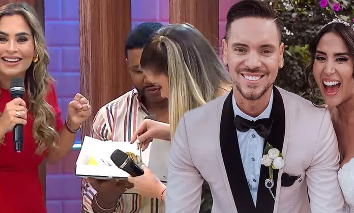 Melissa Paredes regaló torta de su boda a ¿Ethel Pozo?