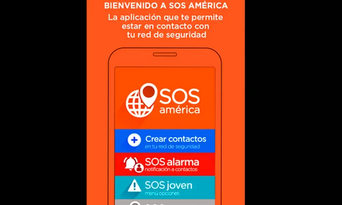 Paso a paso: Así funciona la aplicación de seguridad SOS América