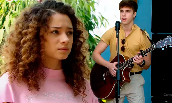 Matteo dedicó romántica canción a Michelle y le pidió que esté con él