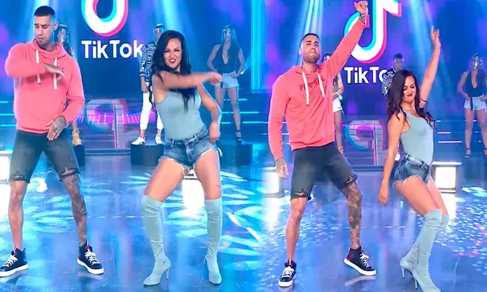 Angie Arizaga y Jota Benz se lucieron al ritmo de Lele Pons en TikTok