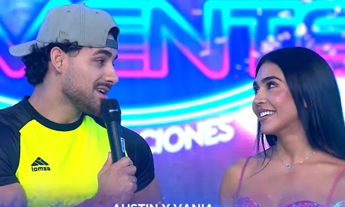 Austin Palao protagonizó romántico momento con Vania Bludau