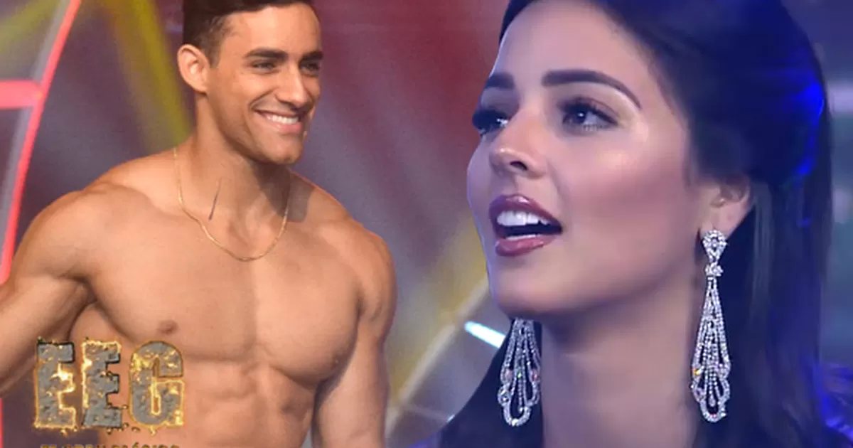 Austin Palao desfiló en ropa de baño y Luciana Fuster reaccionó así ...