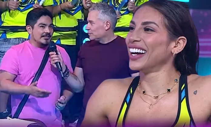Erick Elera emocionado por Allison Pastor en Esto es Guerra