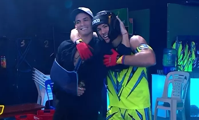 Patricio ganó y celebró su triunfo con Facundo González