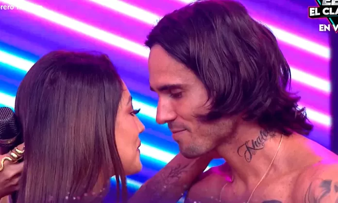 Gino Assereto se puso nervioso tras reto de nariz con nariz frente a Nadia de Esto es guerra