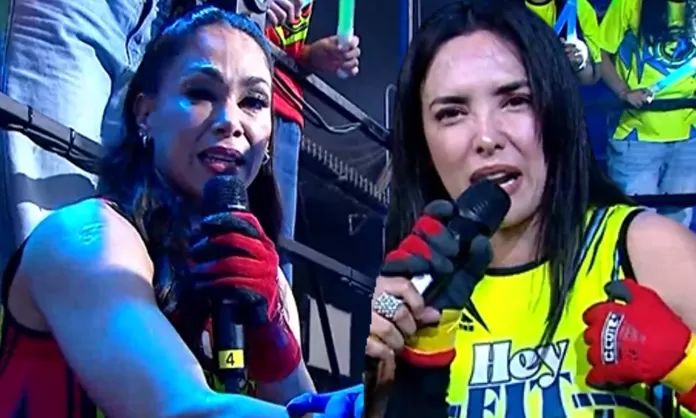 Rosángela y Melissa Loza vivieron un tenso momento en EEG