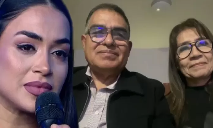 Onelia Molina lloró al hacer promesa de vida a sus papás