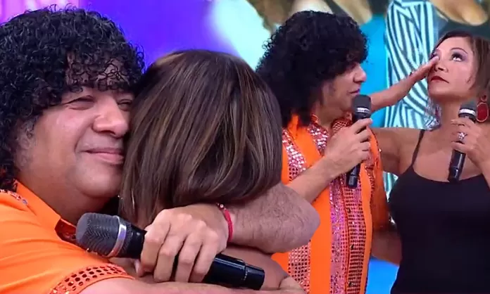 Carlos Vílchez se quebró con inesperada visita de su hermana Angélica ...
