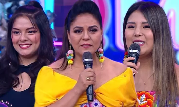 Dina Paucar aparece en televisión con sus hijas