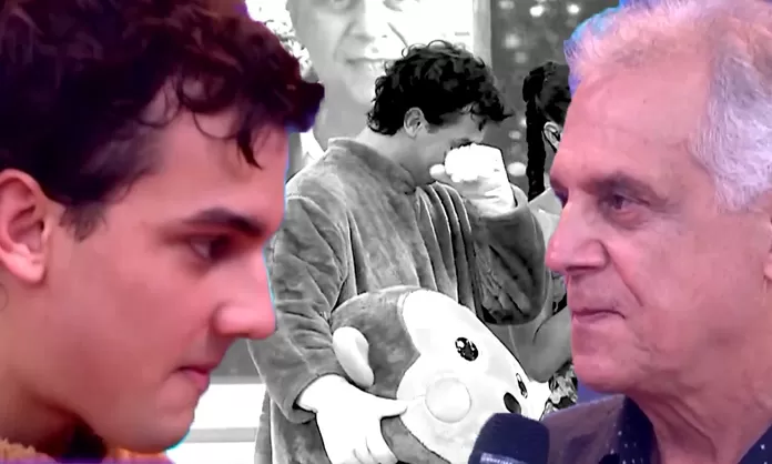 Gabriel Meneses lloró con la sorpresa de su papá EN VIVO