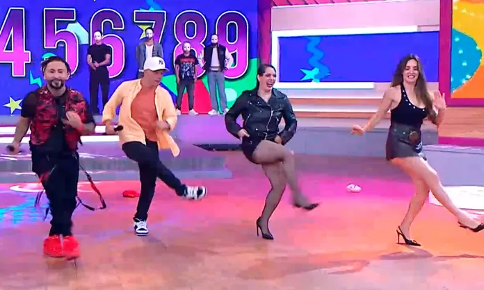 Rosángela, Mario Hart y Zumba recordaron bailes de Combate