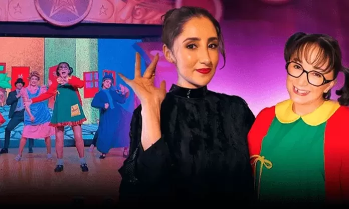 Actriz que interpreta a Chilindrina se conmovió en el circo