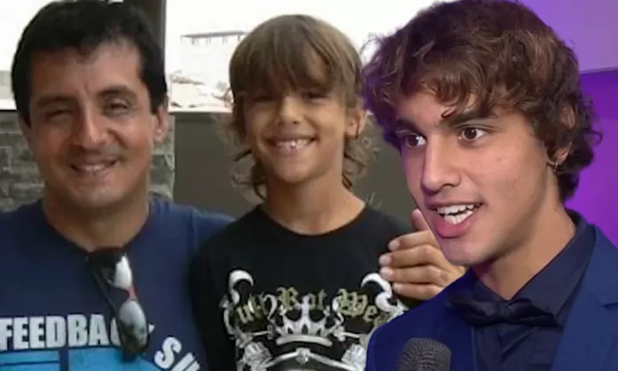 Gabriel Meneses compartió fotos inéditas de niño con el elenco de AFHS