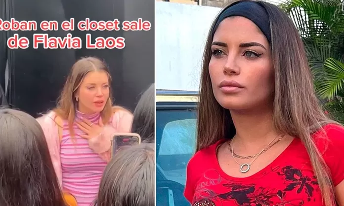 Flavia Laos rompió en llanto tras sufrir robo de ropa durante su ...