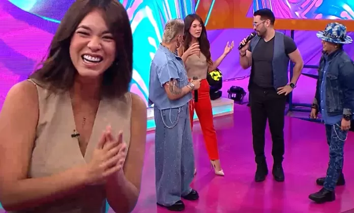 Jazmín Pinedo se emocionó con sorpresa del grupo MDO