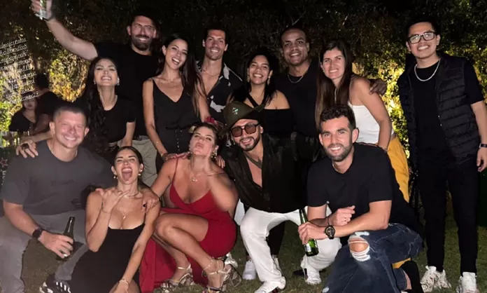 Mario Hart reunió a exintegrantes de Combate por su cumpleaños