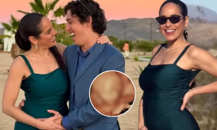 Mateo Garrido Lecca enseñó la cara de su bebé en ecografía