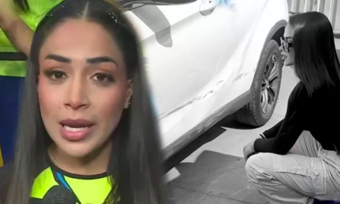 Onelia Molina contó que sufrió choque con su auto nuevo