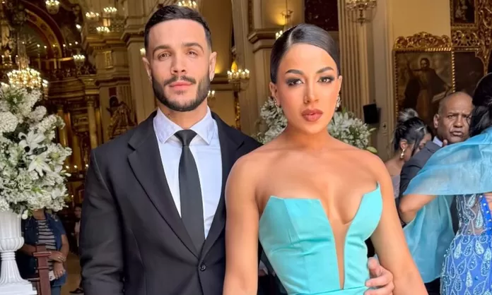 Onelia Molina y Mario: su look para la boda de Alejandra