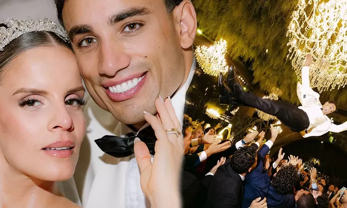 Said Palao y Ale Baigorria revela fotos inéditas de su boda