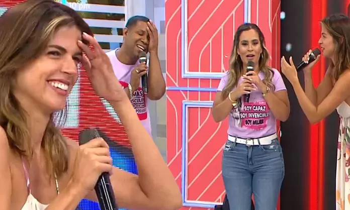 Edson Dávila lanzó insólito comentario sobre apasionado beso de Fiorella Cayo y Stephanie Cayo ...