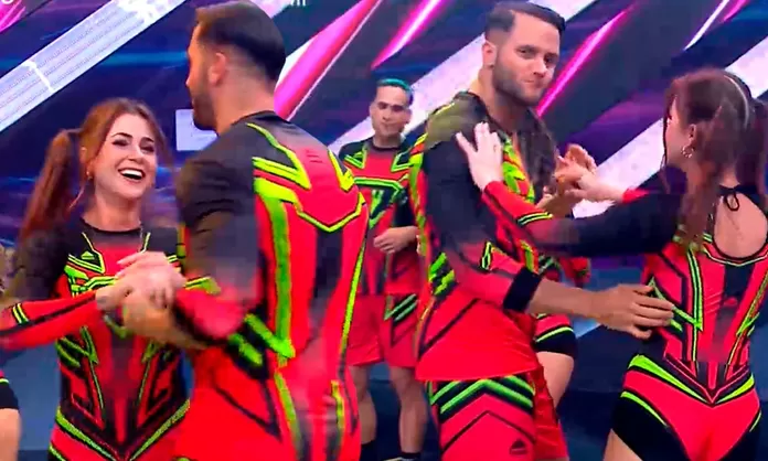 Ducelia Echevarría y Fabio Agostini sorprendieron al bailar salsa en vivo con tremenda coreografía