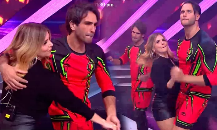 Johanna San Miguel protagonizó divertido baile junto a Fabio Agostini e Israel Dreyfus al ritmo ...