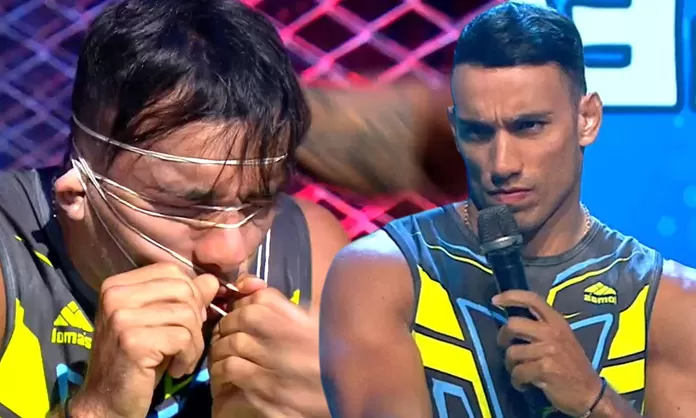 Said Palao enfureció en vivo y abandona reto extremo de EEG