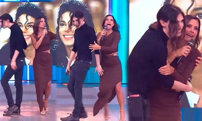 Hijo de Lucecita Ceballos hizo "paso lunar" de Michael Jackson y María ...