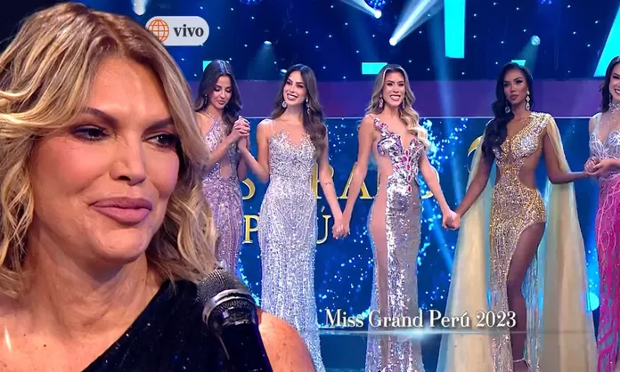 Jessica Newton lloró de emoción al ver a las 5 finalistas del Miss ...