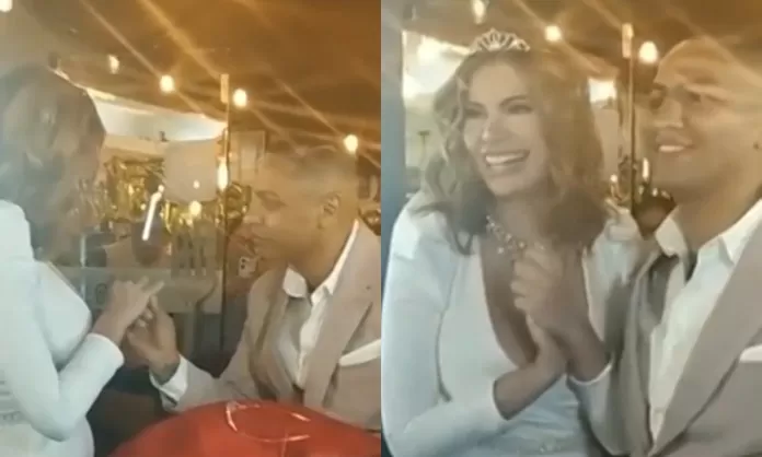 Jonathan Maicelo regaló anillo con diamante a Samantha Batallanos por sus 30 años